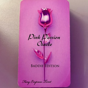 Pretty in Pink baddie Edition Vol 1 Oracle Deck, Twin Flame, Tarot ...