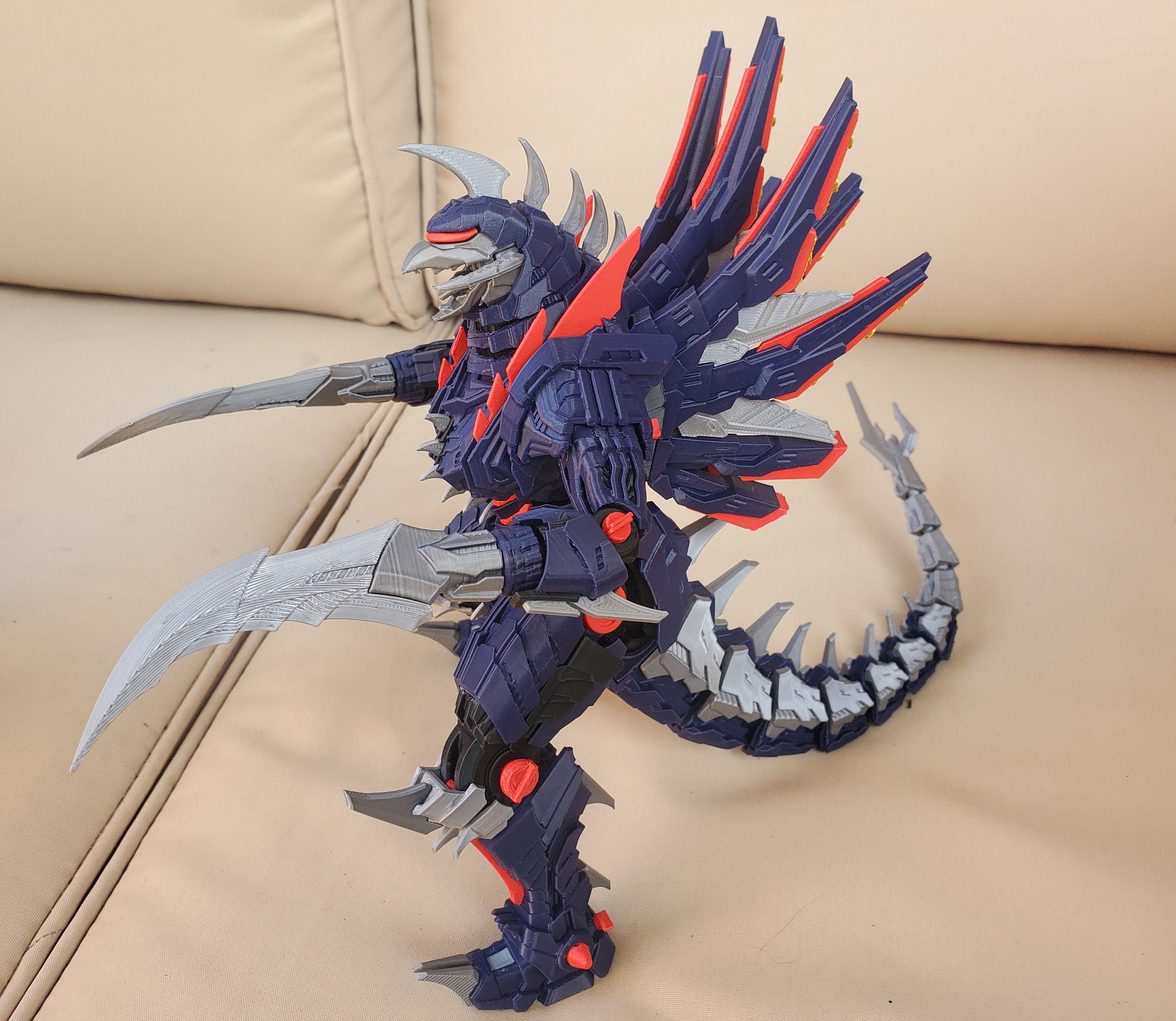 Mecha Gigan stealthblade 3D Printed Kaiju From Godzilla - Etsy Australia