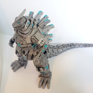 Mecha Godzilla atomic Dragon 3D Printed Kaiju - Etsy