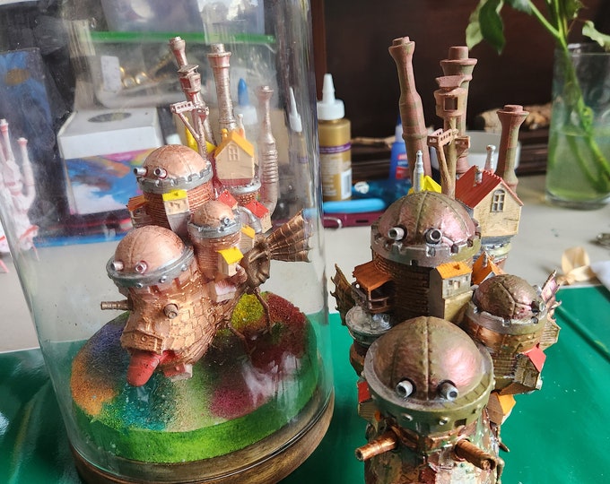 DIY Howl's Moving Castle Painting Kit - Etsy