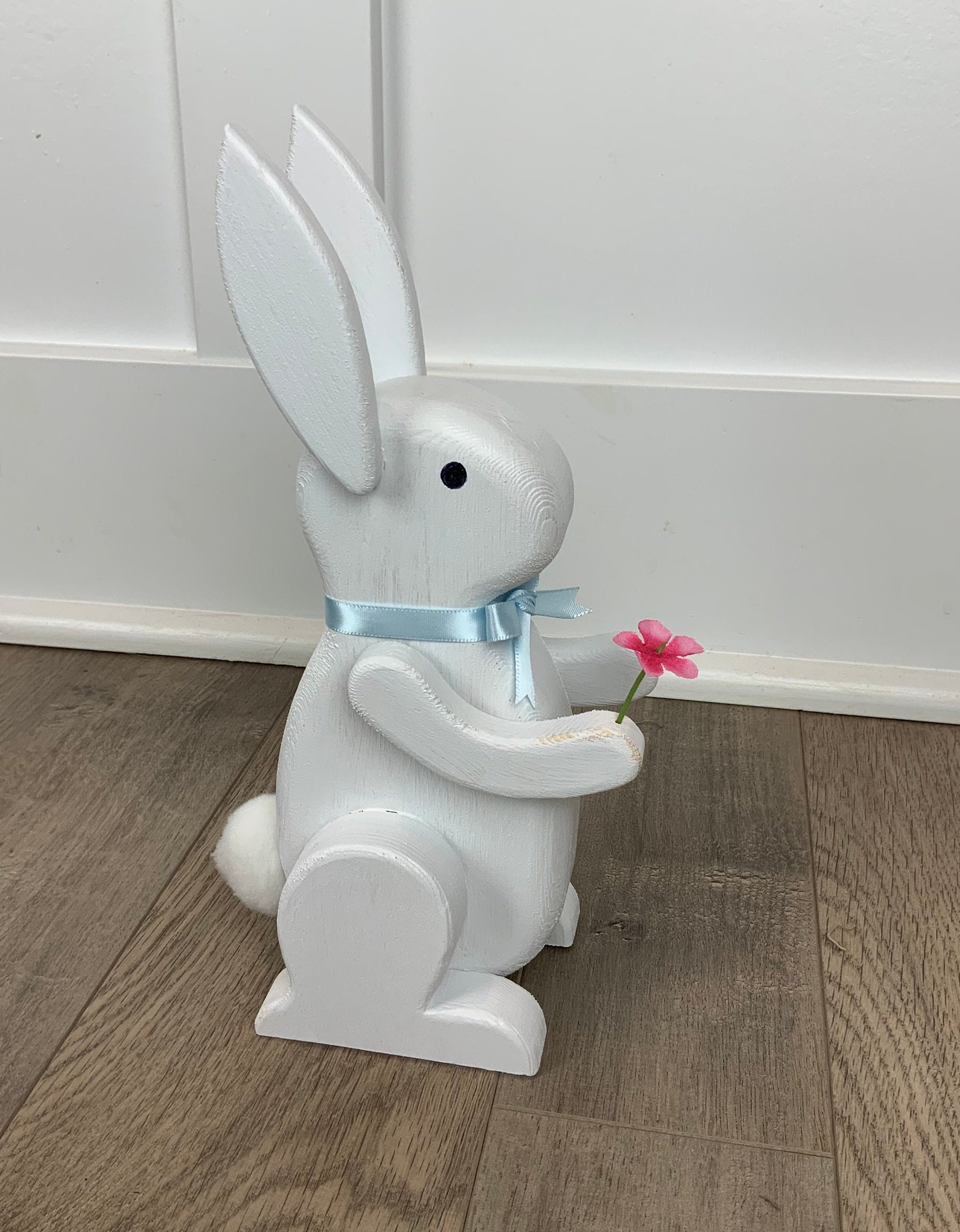 Wood Easter Bunnies / Easter Decor / Bunny / Spring Decor / Spring ...