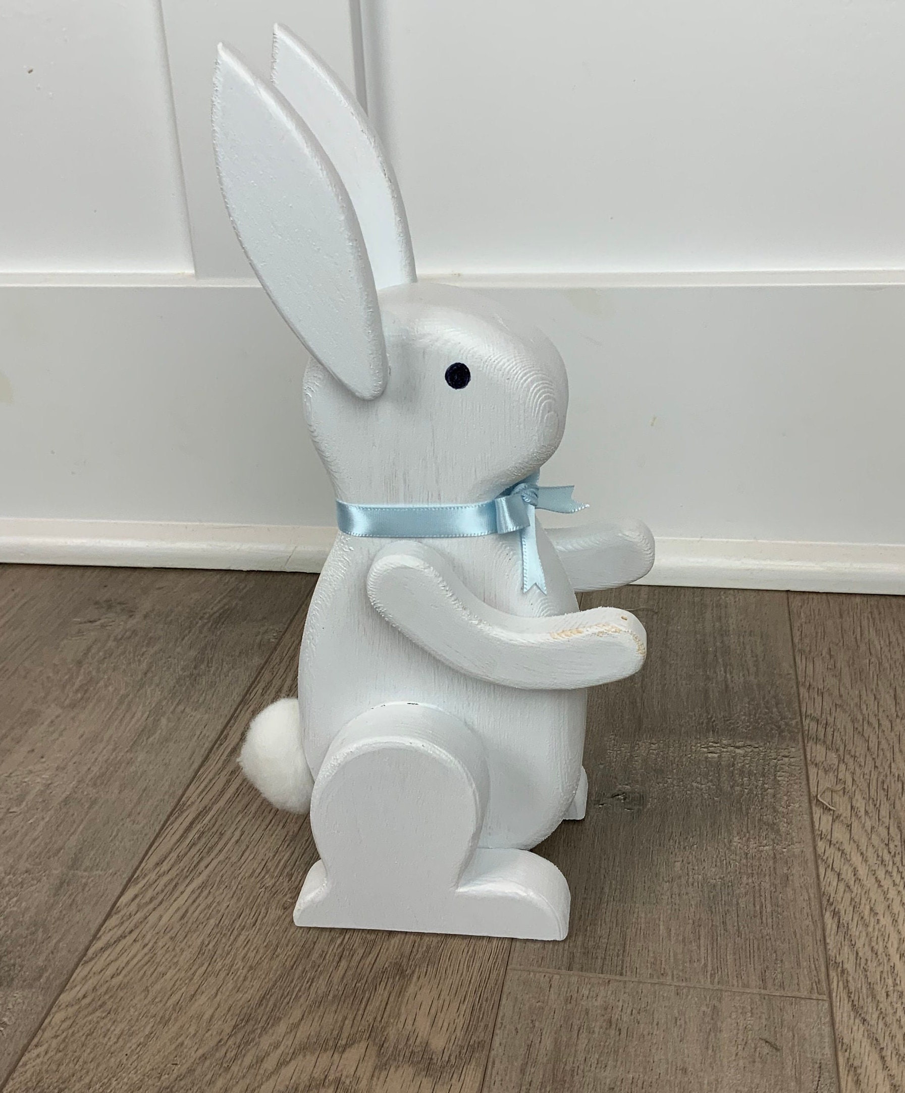 Wood Easter Bunnies / Easter Decor / Bunny / Spring Decor / Spring ...