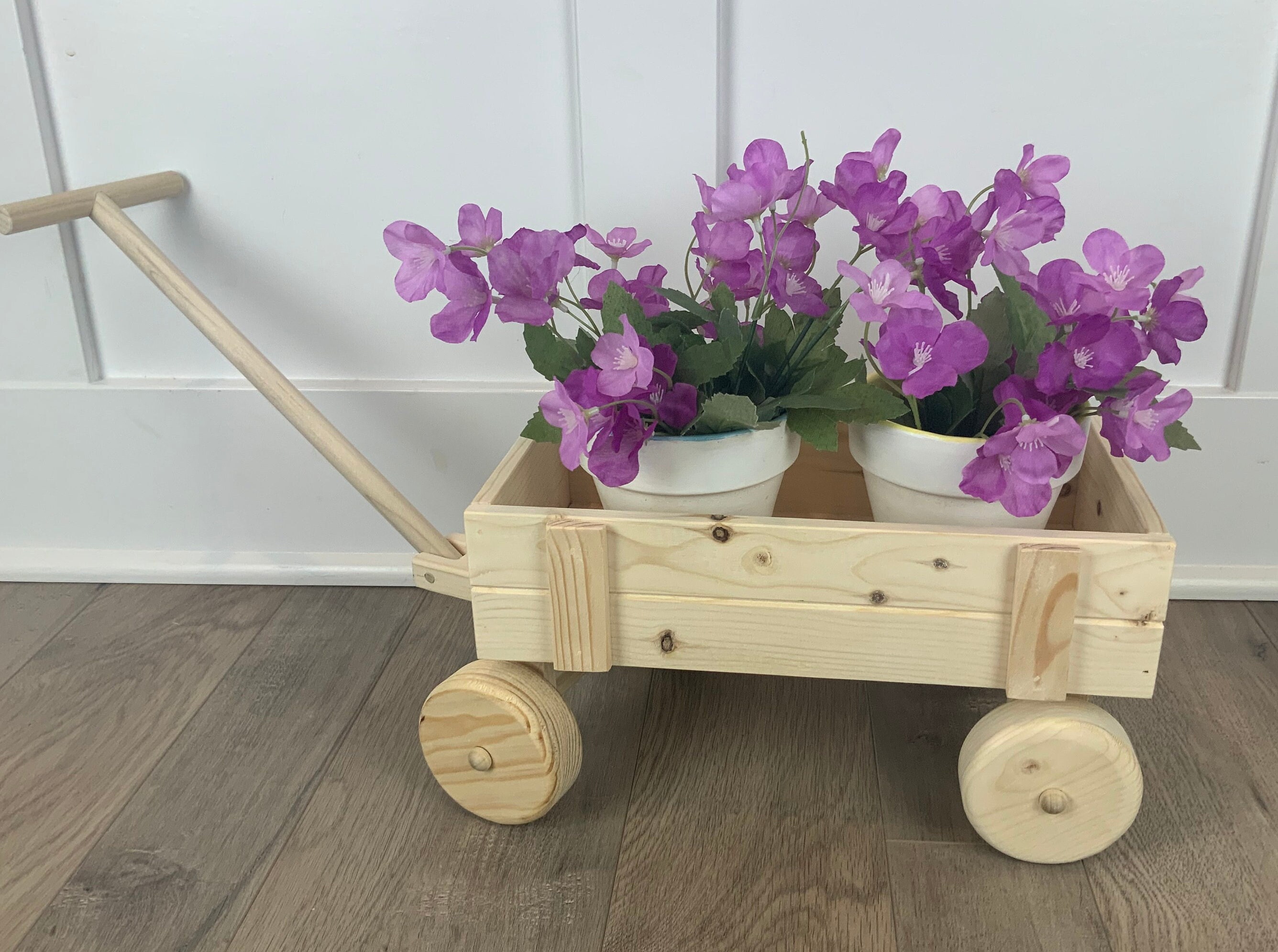 Handmade Wood Wagon Planter / Porch Decor / Home Decor / - Etsy