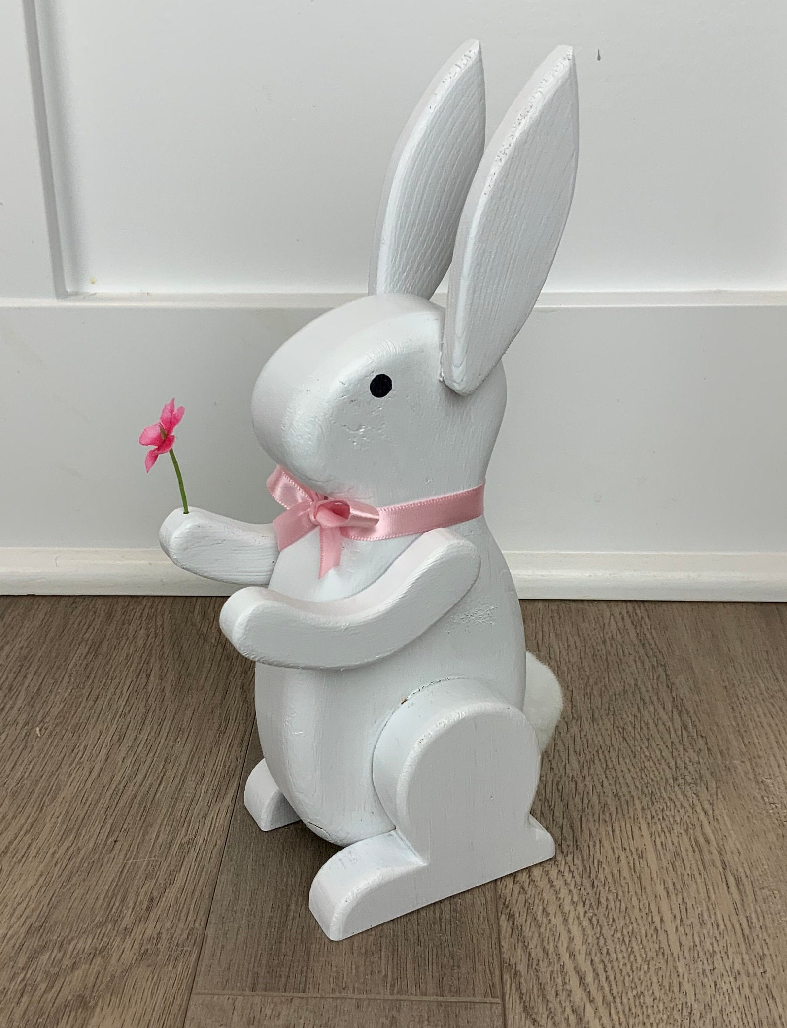 Wood Easter Bunnies / Easter Decor / Bunny / Spring Decor / Spring ...