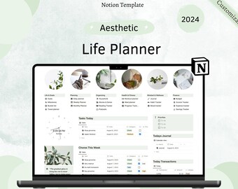 Notion Ultimate Planner Notion Template All in One Notion Dashboard Notion Planner Bundle Notion ...