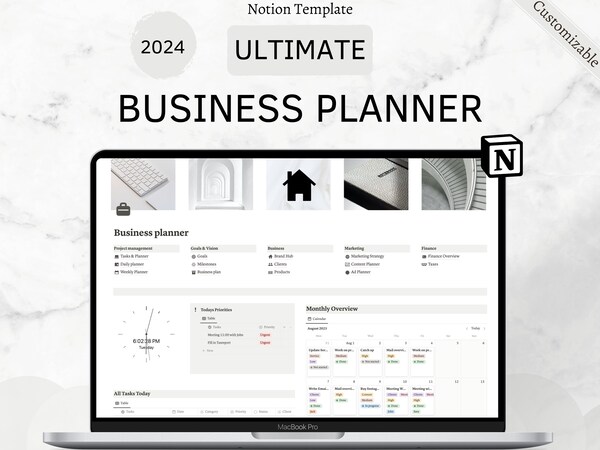 Notion Second Brain, Notion Dashboard, Notion Template 2023, Notion ...