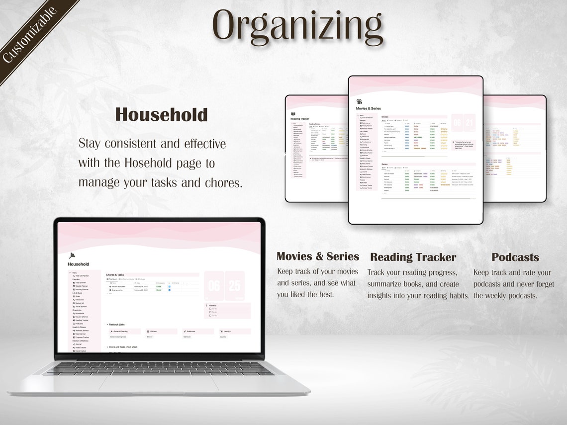 The Ultimate Notion Planner, 2024 All in One Notion Template, That Girl Dashboard, Aesthetic ...