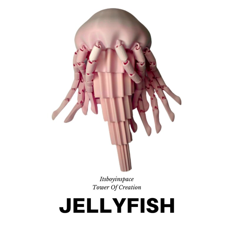 3d Printed Jellyfish Zou Design, 3d Printed - Etsy