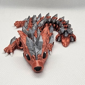 3d Printed Articulated Dragon Straw Toppers - Etsy