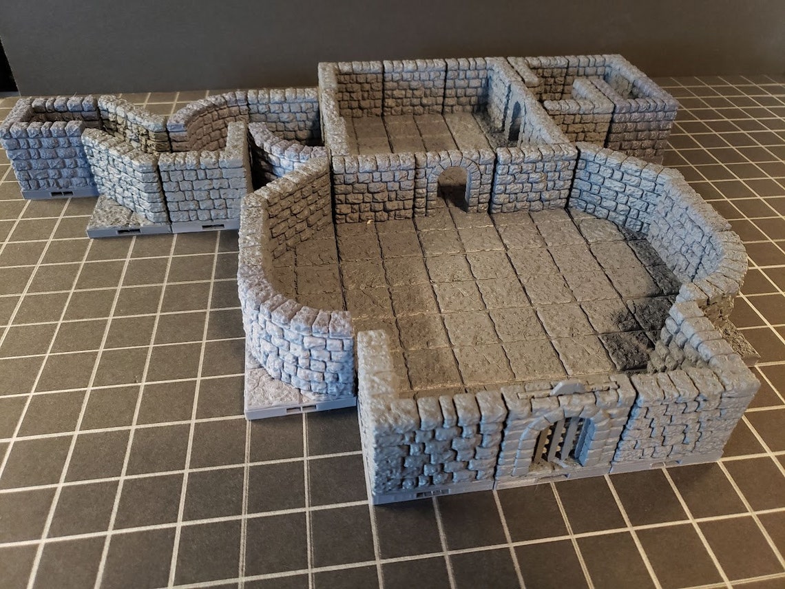 Dungeons & Dragons, Dragonlock Dungeon Tiles 28mm Modular Connecting ...