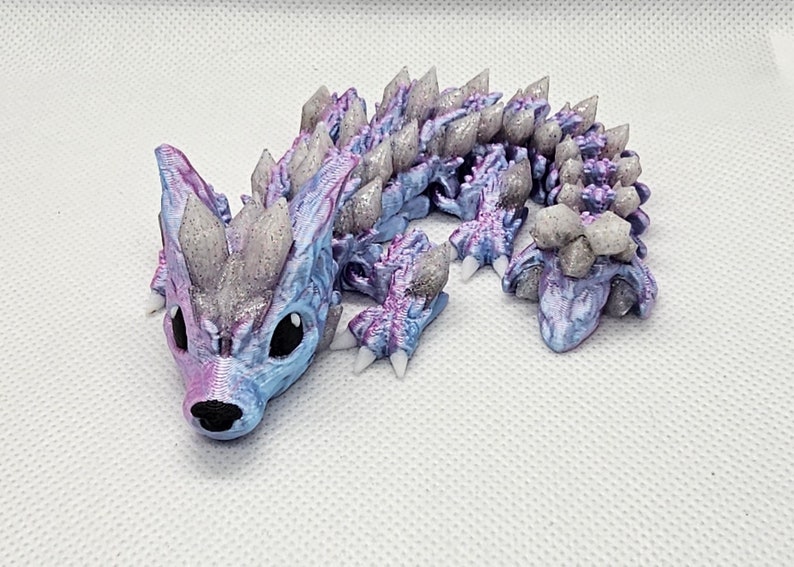 3d Printed Articulated Dragon Straw Toppers - Etsy