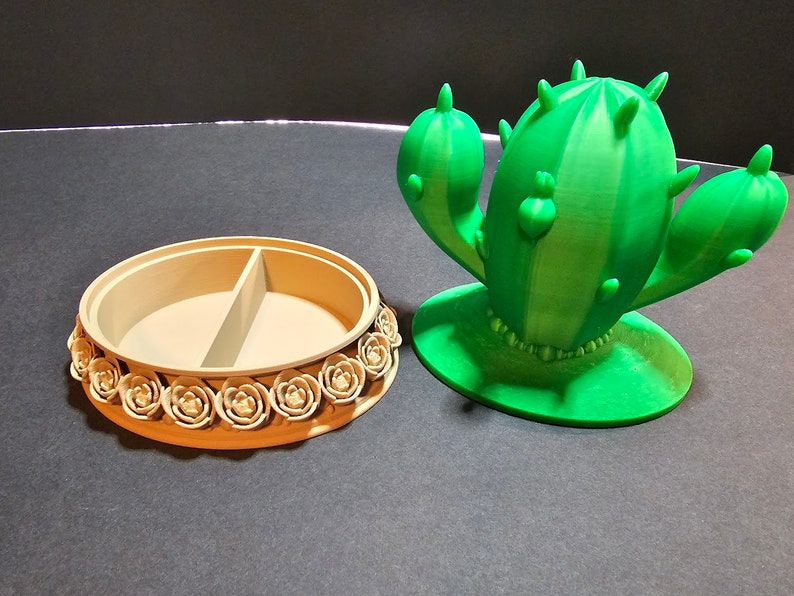 3D Printed Cacti Jewelry Box - Koza Design, 3d Print - Etsy
