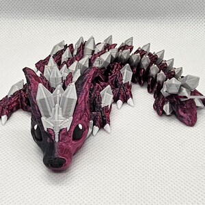 3d Printed Articulated Dragon Straw Toppers - Etsy