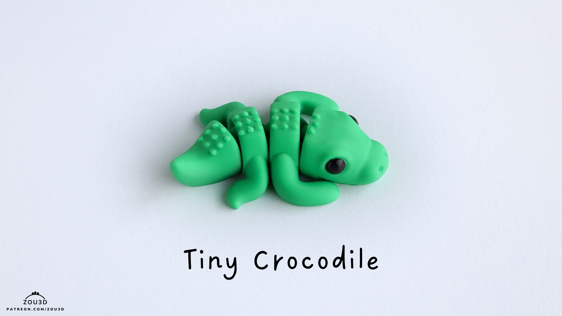 3d Printed Crocodile - Zou Design, 3d Printed - Etsy