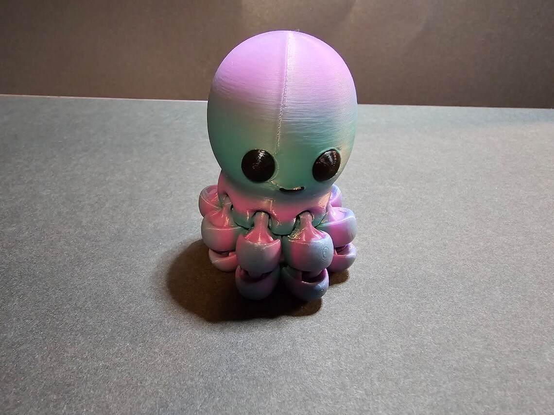 3d Printed Octopus Zou Design 3d Printed - Etsy Canada