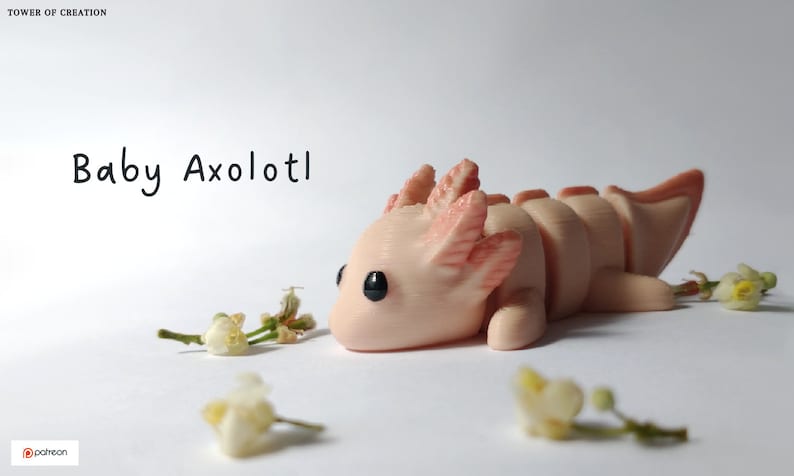 3d Printed Axolotl - Zou Design, 3d Printed - Etsy UK