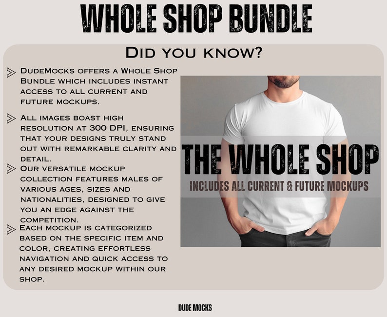 Bella Canvas Soft Cream 3001 Mockup, Male Tshirt Mockup, 3001 Soft ...