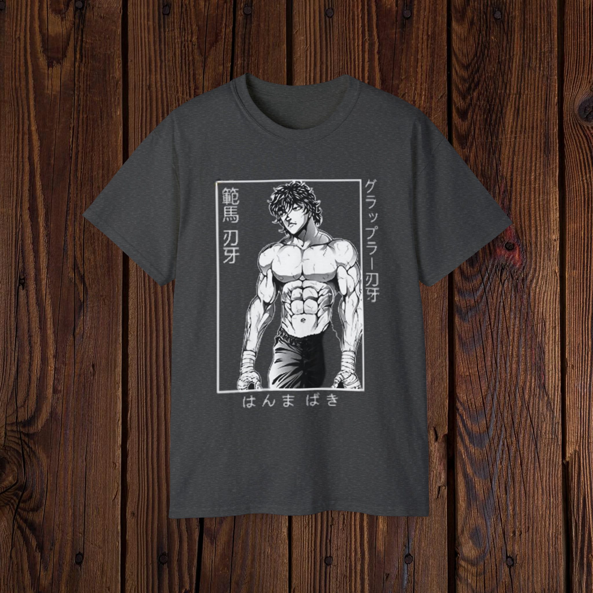 BAKI HANMA GYM Pump Cover Front Design Cover - Gym Shirt Oversized Pump ...