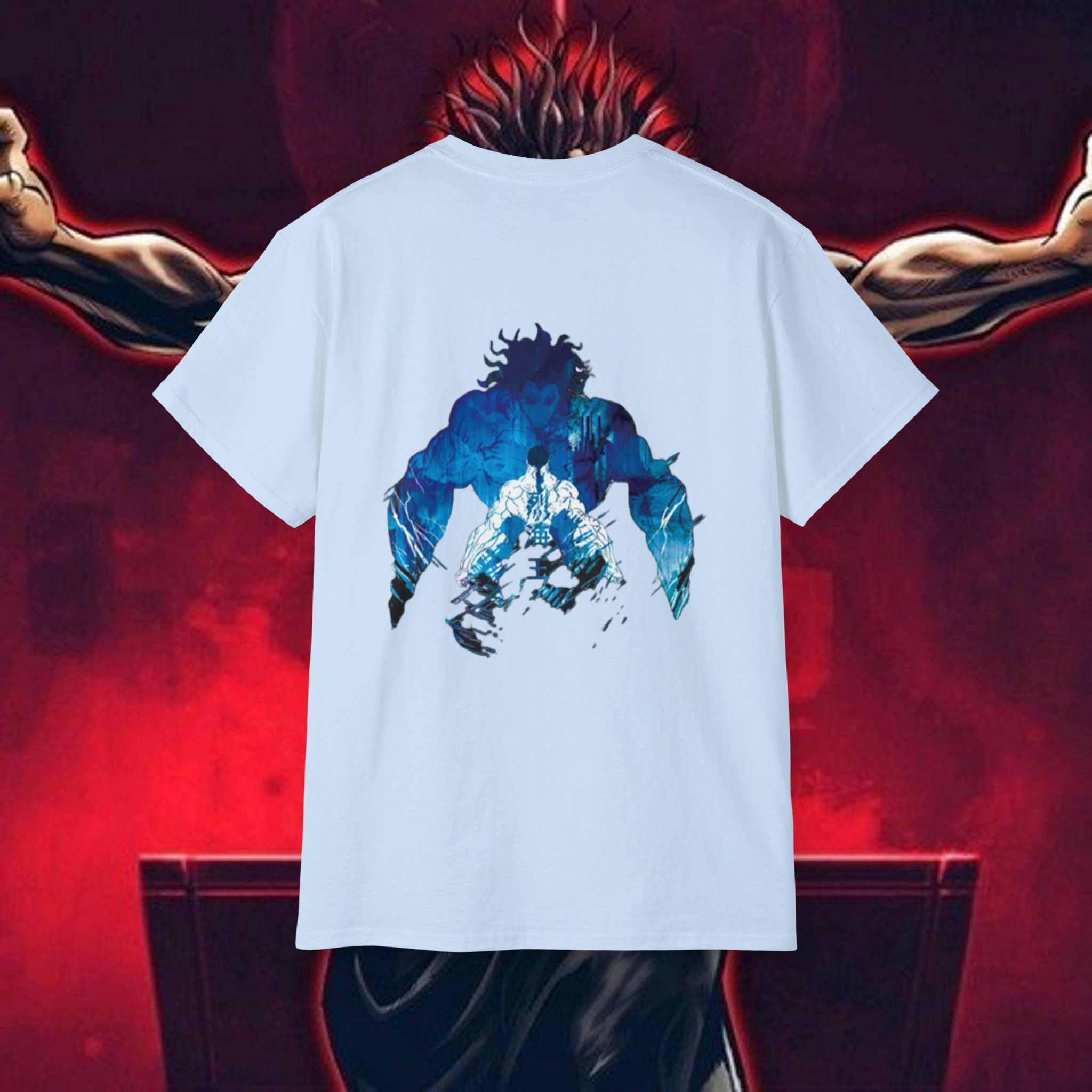 YUJIRO HANMA DEMON Back Baki Anime Gym Shirt Pump Cover - Etsy Australia