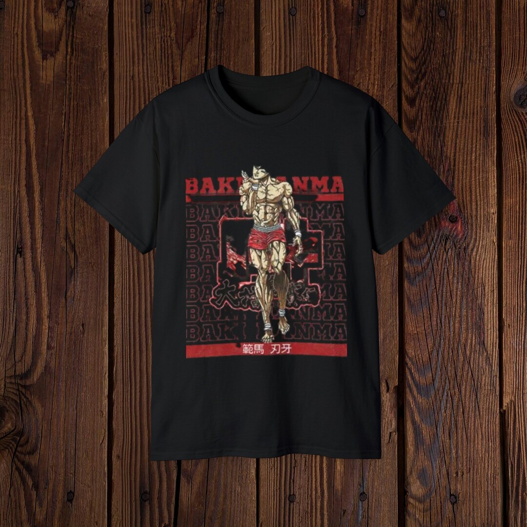 BAKI HANMA Pump Cover Front Design Cover Gym Shirt Oversized Pump Cover ...