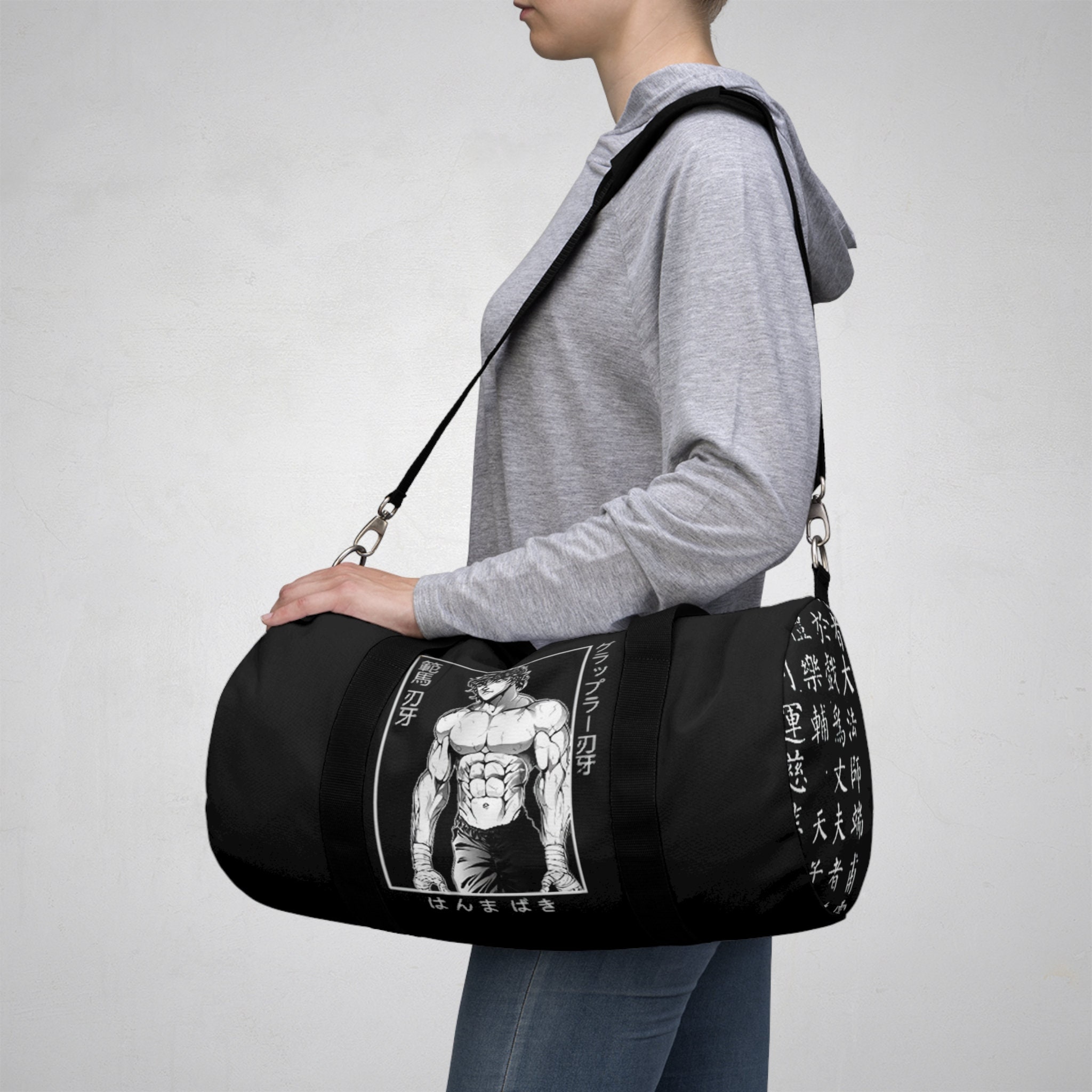 BAKI HANMA GYM Bag Gym Duffel Bag - Fitness - Baki - Anime ...