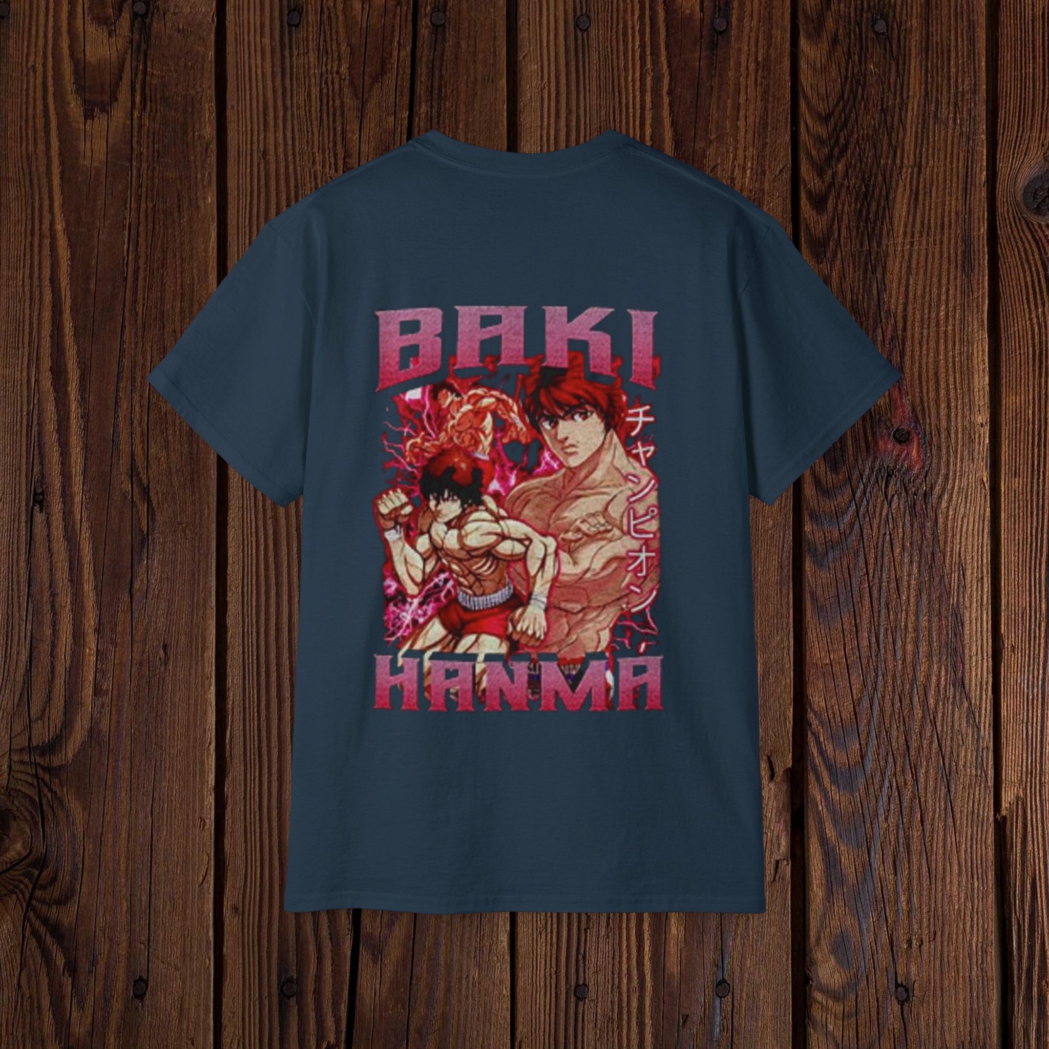 BAKI HANMA GYM Pump Cover Front Design Cover Gym Shirt - Etsy