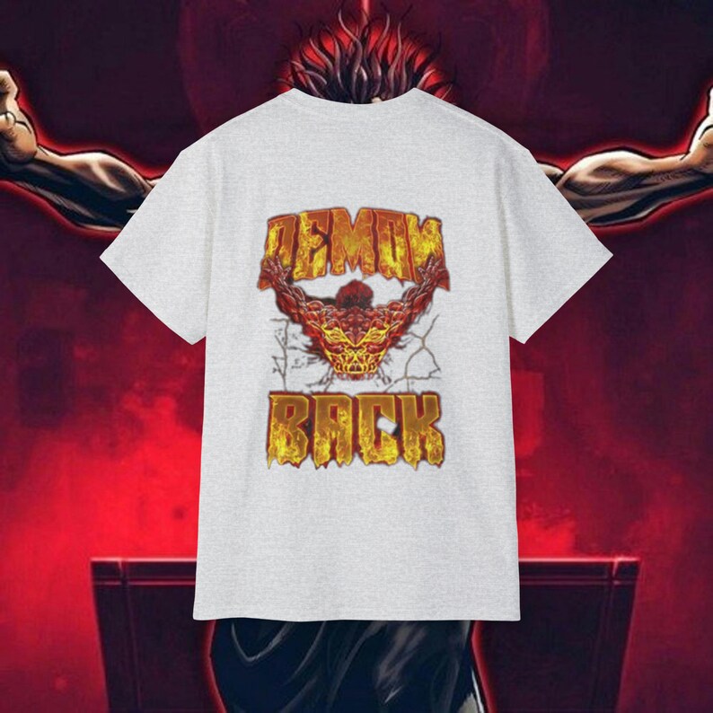 YUJIRO HANMA DEMON Back Baki Anime Gym Shirt Pump Cover - Etsy.de