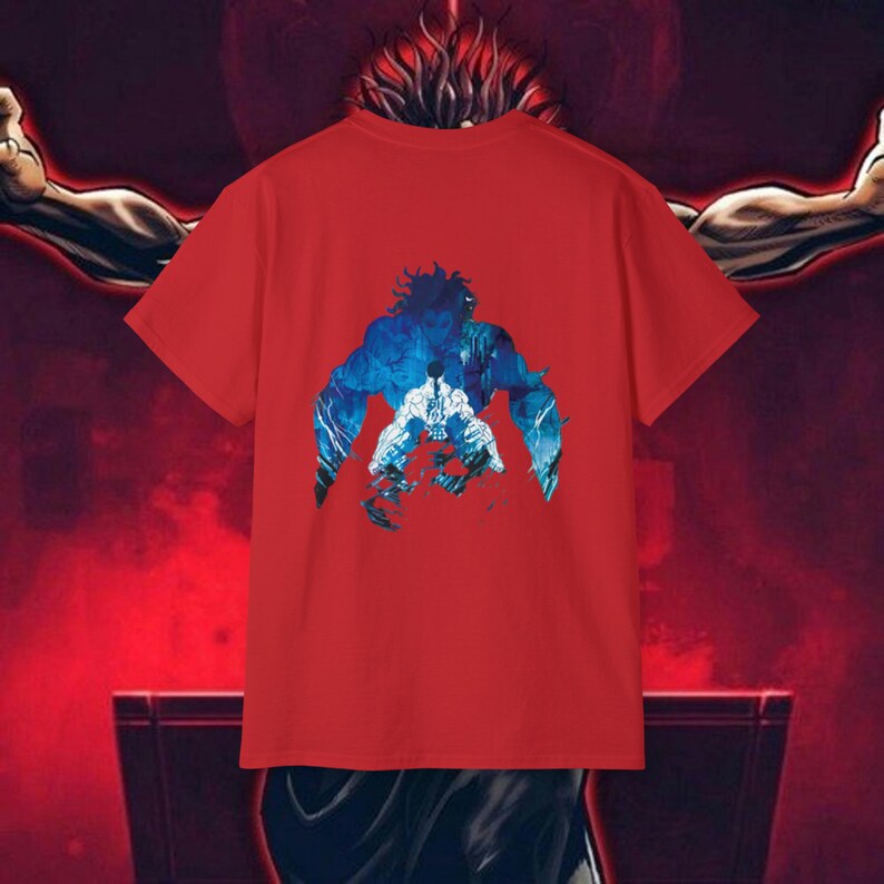 YUJIRO HANMA DEMON Back Baki Anime Gym Shirt Pump Cover - Etsy Australia