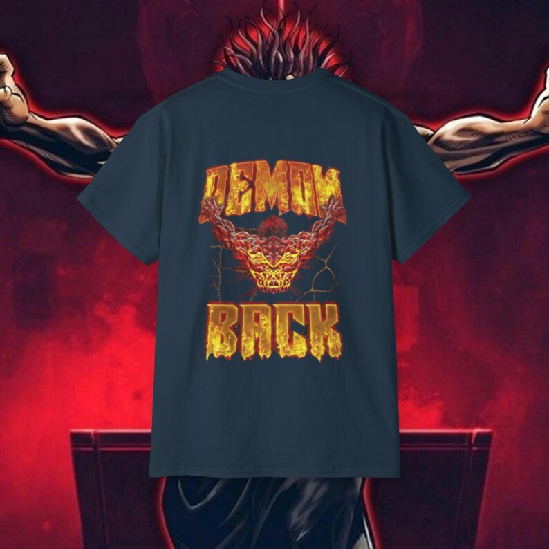 YUJIRO HANMA DEMON Back Baki Anime Gym Shirt Pump Cover - Etsy.de