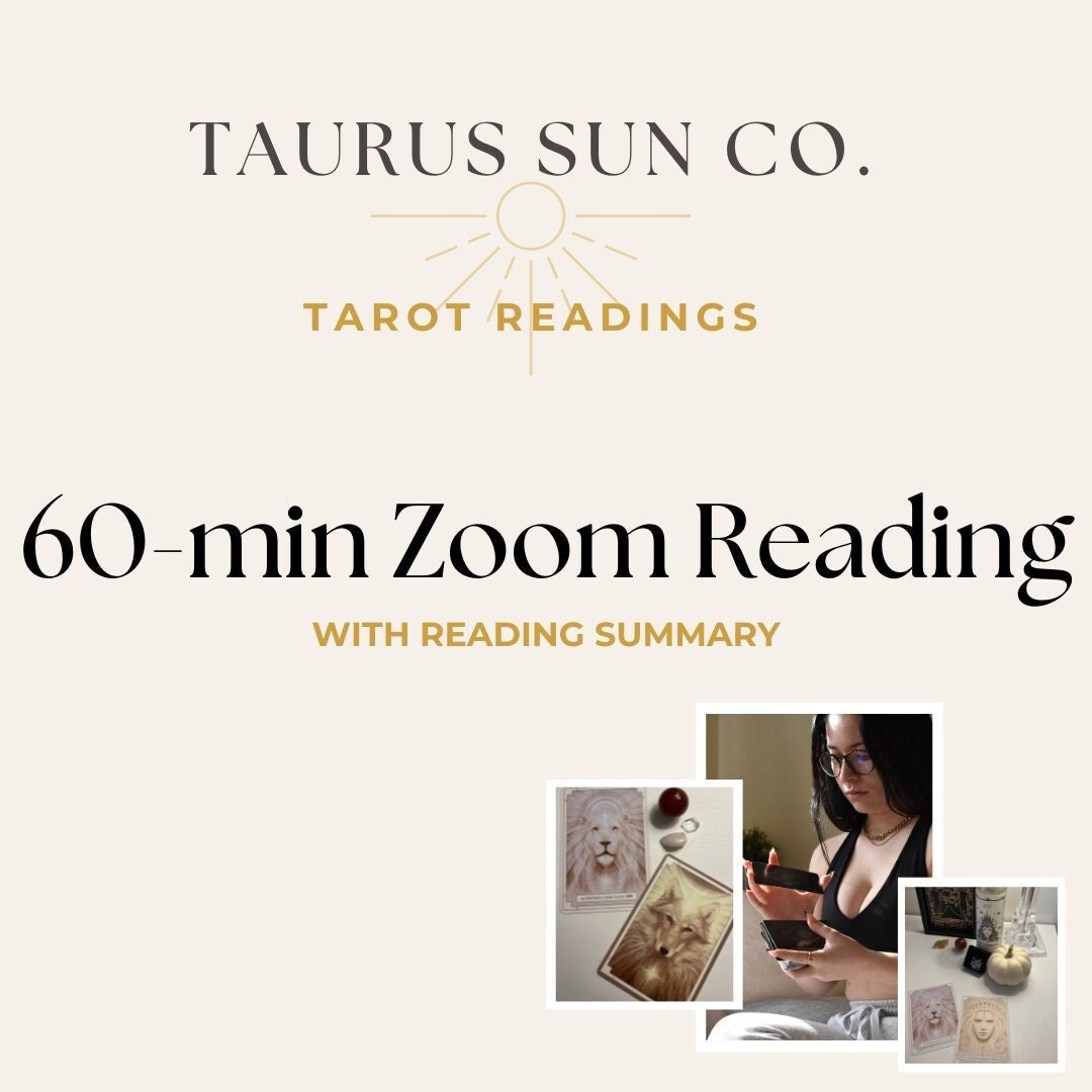 60-min Zoom Reading W/ Summary 8-10 Cards - Etsy