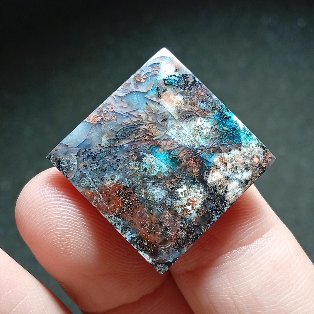 Rare Stone in the Form of a Square Cabs Size 22x22x4 Mm - Etsy