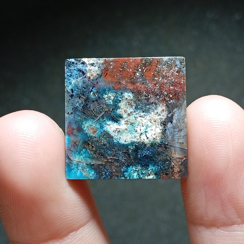 Rare Stone in the Form of a Square Cabs Size 22x22x4 Mm - Etsy