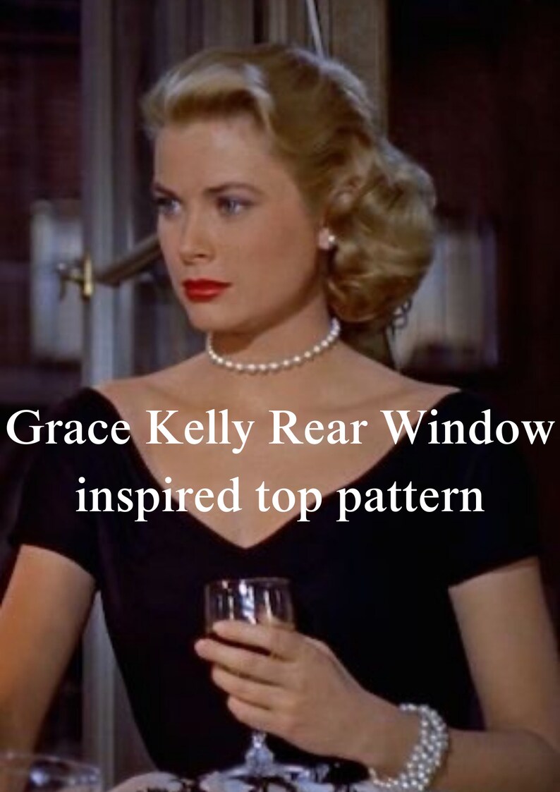 Grace Kelly Top Pattern - Etsy