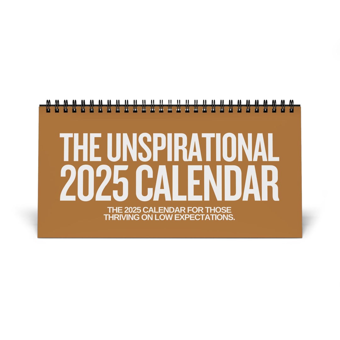 Uninspiring Quotes 2025 Calendar Funny 2025 Calendar Funny Christmas ...
