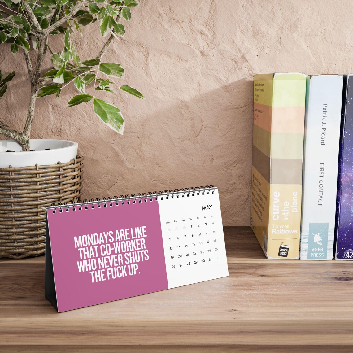 Workplace Thoughts Rude 2025 Calendar Funny Work Gifts Funny Work ...