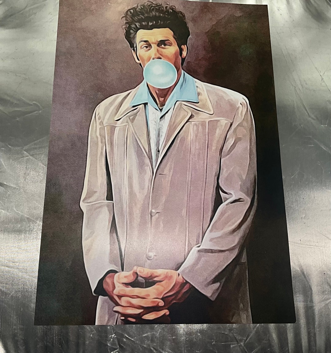 Kramer Art Print Seinfeld Actor, Wall Decor, Original Artwork, Gifts ...