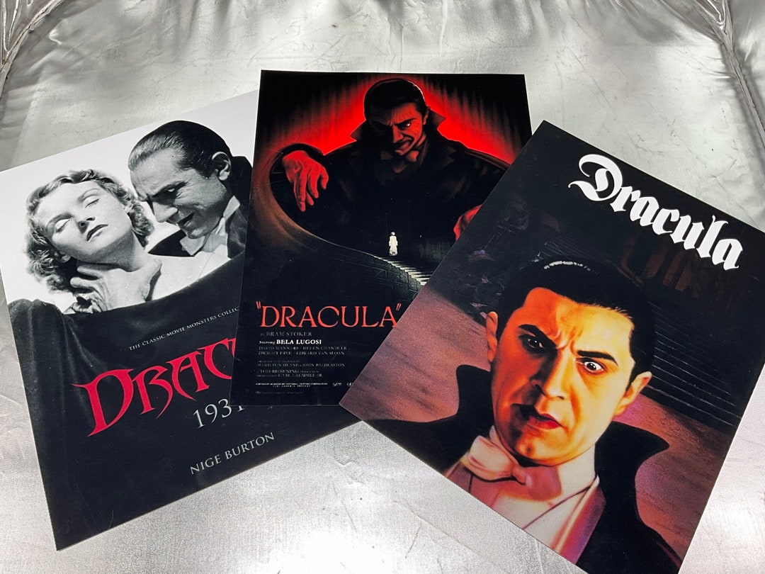 Dracula Movie Poster 3 Print Bundle, Dracula Wall Art, Wall Decor ...