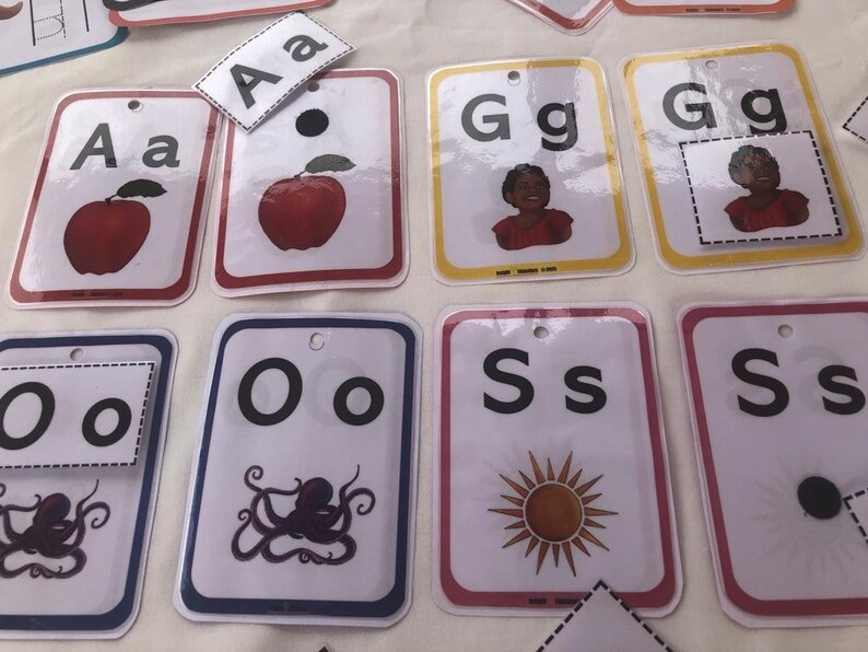 Learn Letter Sounds Cards Preschool Alphabet Cards - Etsy