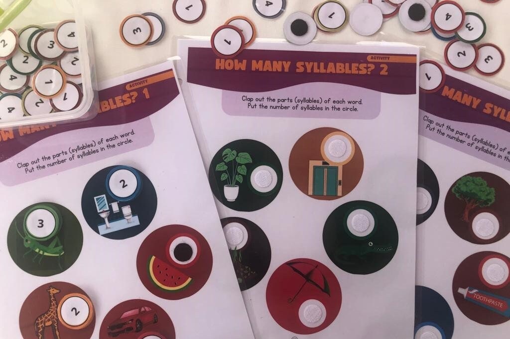 Learn Syllables Activities Preschool Syllable Activity Kindergarten ...