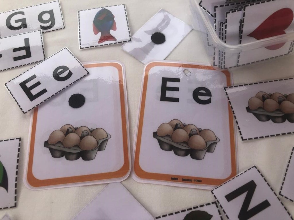 Learn Letter Sounds Cards Preschool Alphabet Cards Kindergarten Letter ...