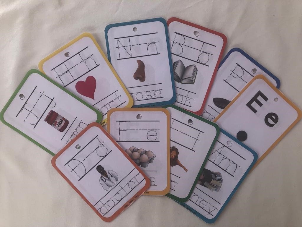 Learn Letter Sounds Cards | Preschool Alphabet Cards | Kindergarten ...