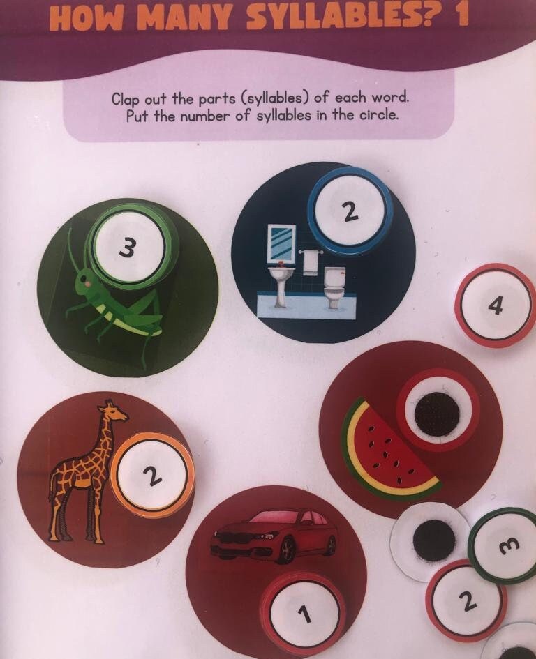 Learn Syllables Activities | Preschool Syllable Activity | Kindergarten ...