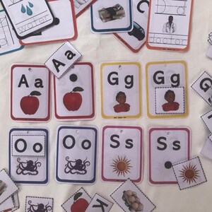 Learn Letter Sounds Cards | Preschool Alphabet Cards | Kindergarten ...