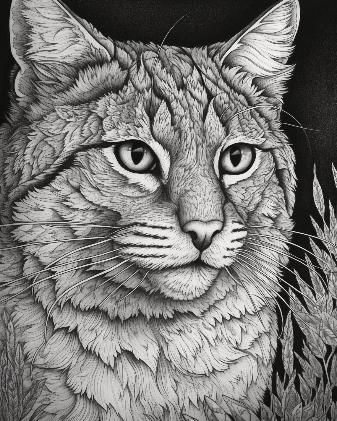Whisker Wonderland: A Cat Coloring Adventure. Cats and Kittens Coloring ...