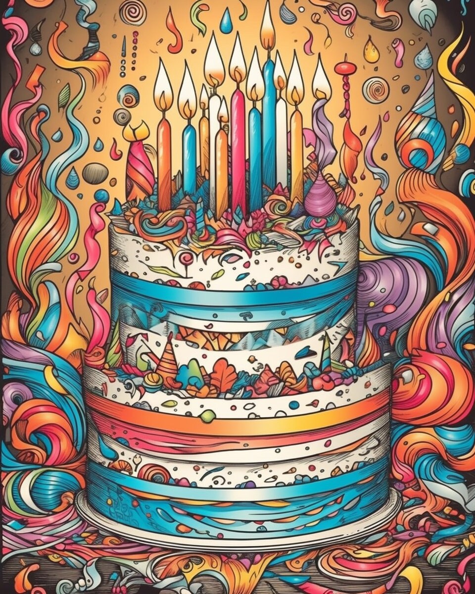 Cake Couture: A Delightful Coloring Journey With 42 Beautiful Cakes ...