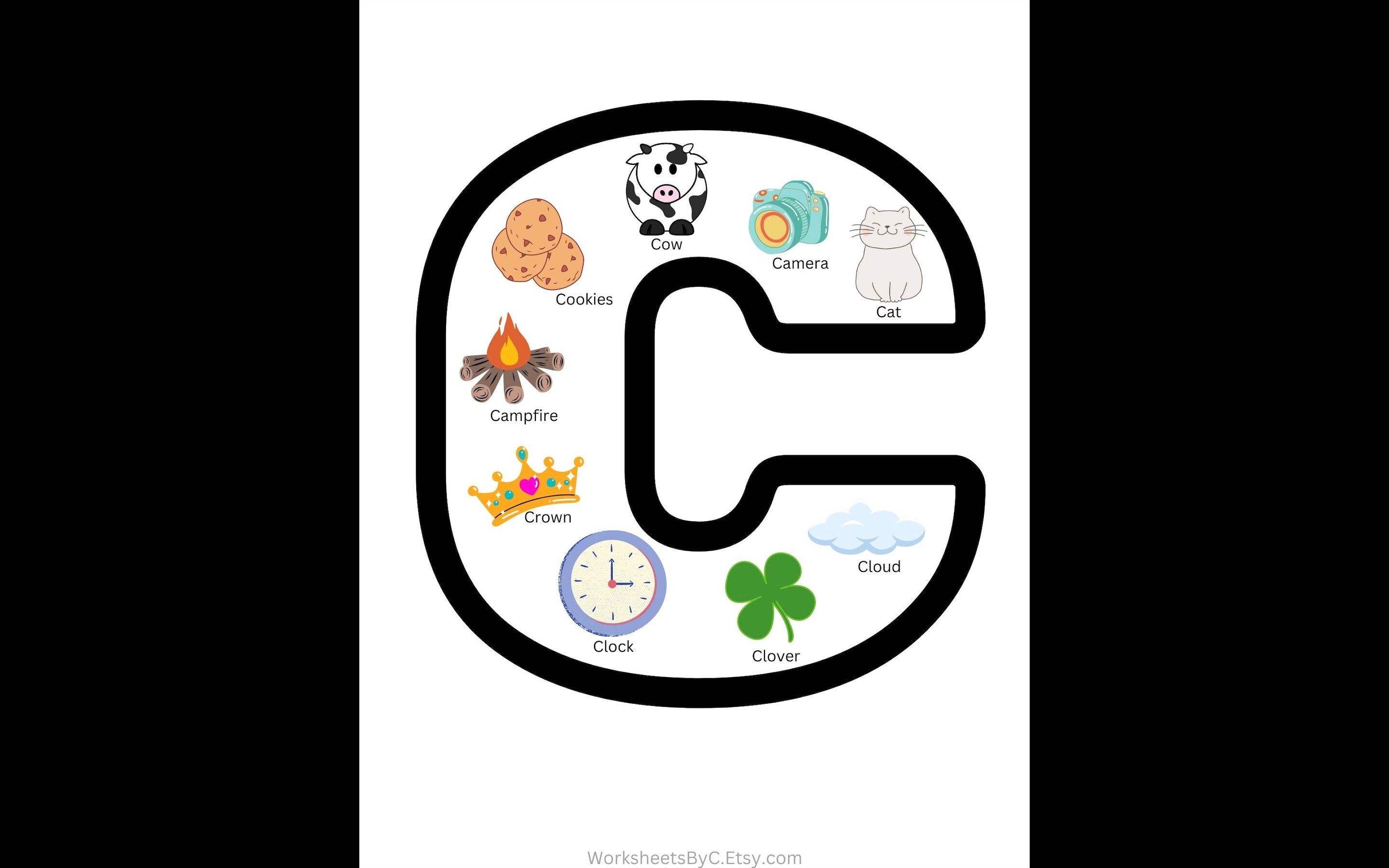 Alphabet Printable Posters A-Z - Etsy