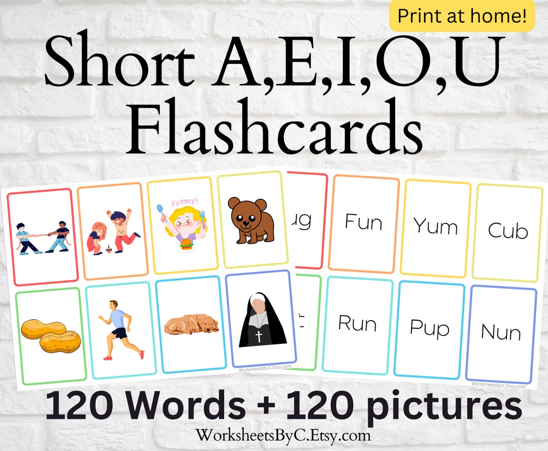 Short A,E,I,O,U Value Pack - Etsy