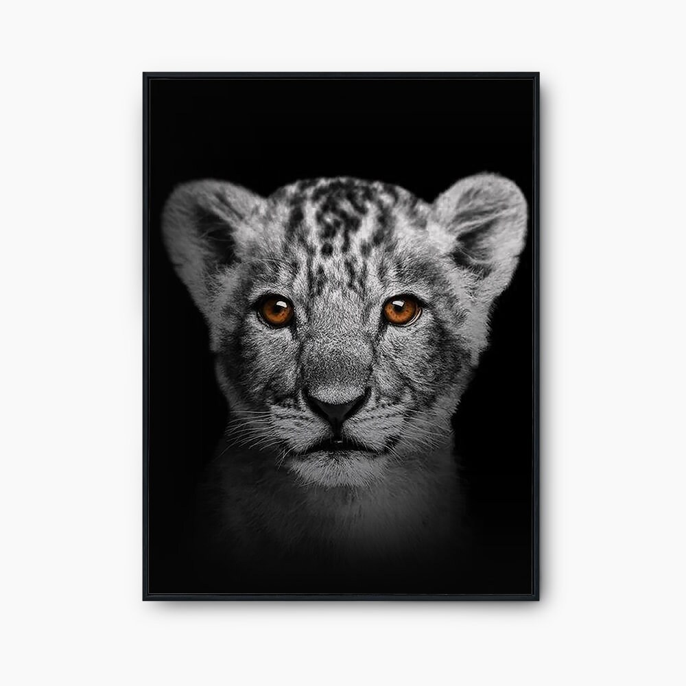 LION Holographic Poster™ | Luxury Modern Abstract Nature Lion Poster 3D ...