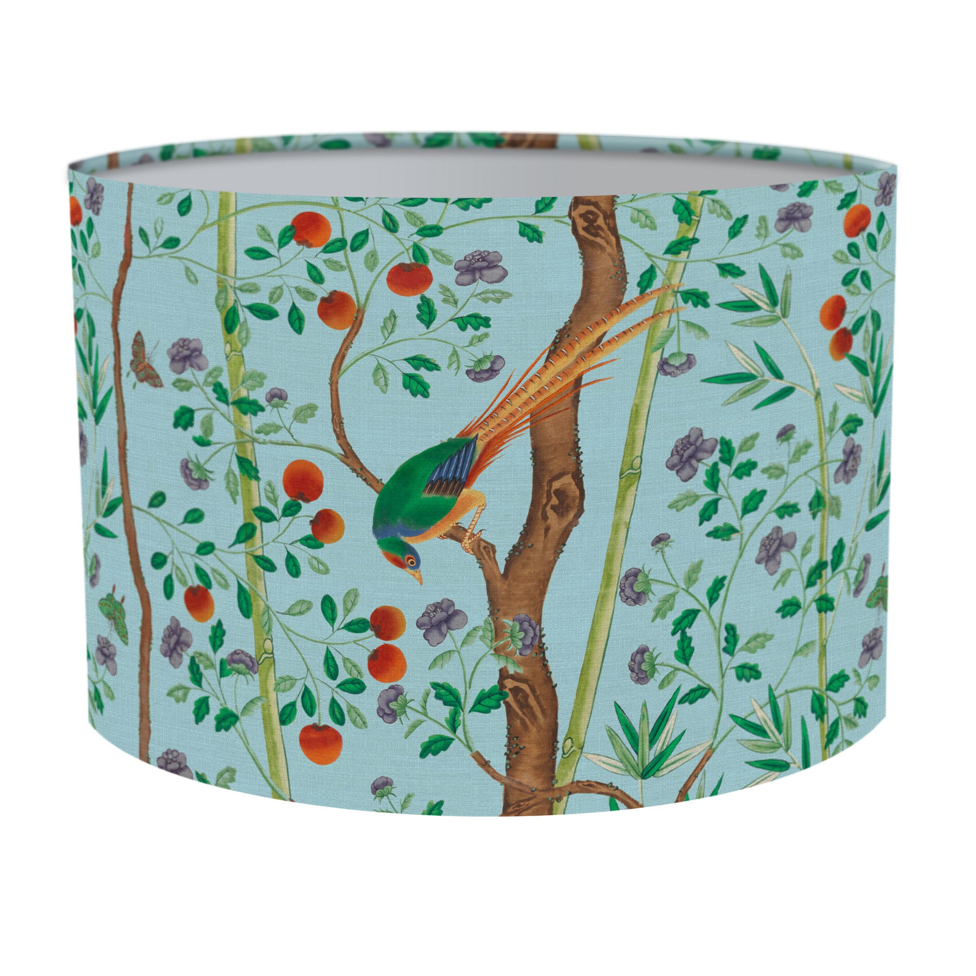 Black Lampshade Birds in the Forest Motif Perfect for Your Lamp and ...
