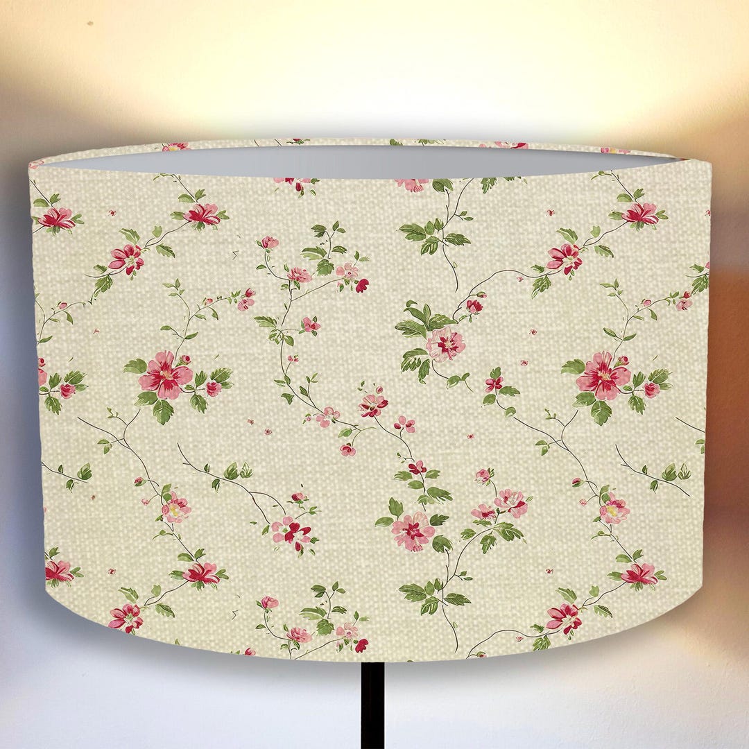 Vintage Floral Pattern Lampshade – Romantic Home Decor -perfect for ...